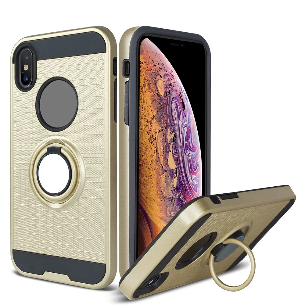 Magnetic Ring Kickstand Hybrid Phone Cases For Android 13 XR A13 A03S ...