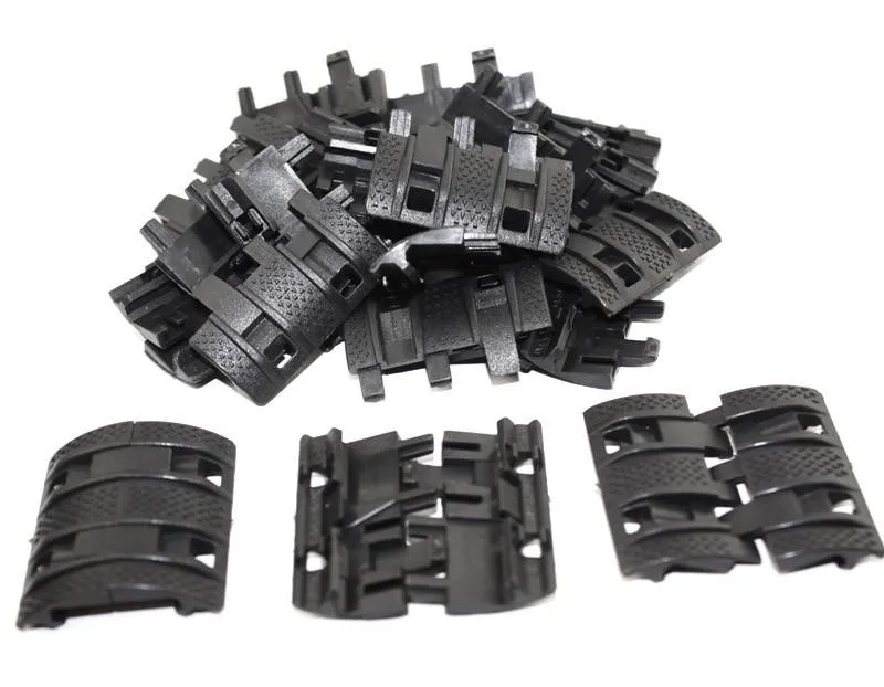 Tactical Rail Covers Kit Picatinny Rail Handguard Covers For AR15 M4 AK ...