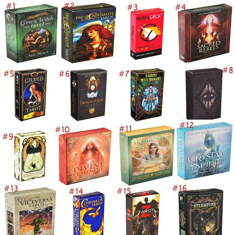 Tarot Card Decks for Guidance & Divination - 42 Styles Oracle Deck ...