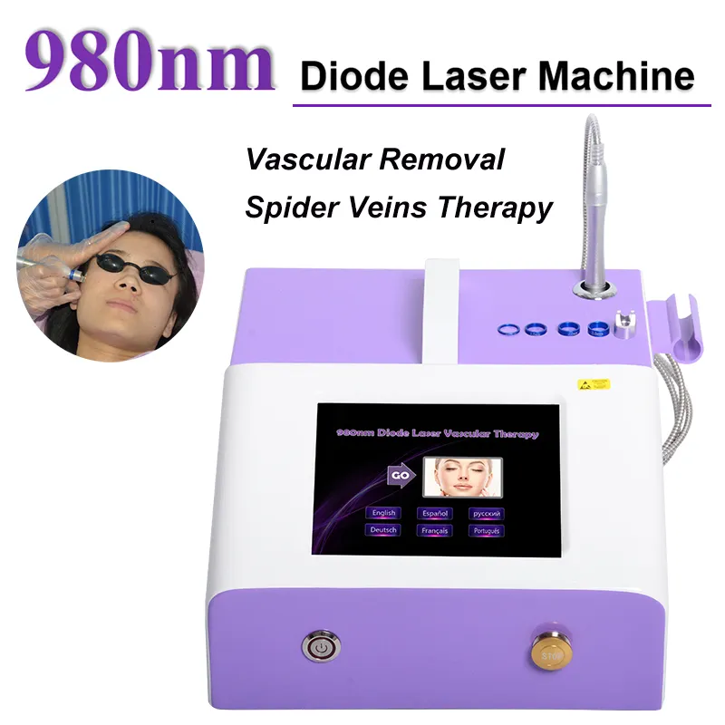 980nm Vascular Removal Machine Varicose Veins Laser 30w Diode For
