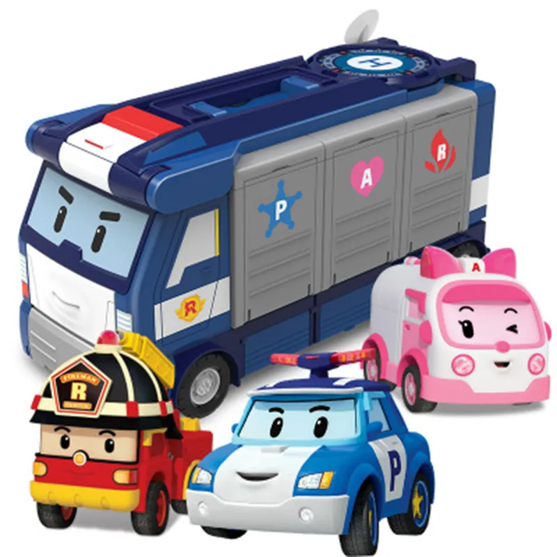 Robocar Poli Rescue Team 1:64 Scale Alloy and Plastic Model Car ...