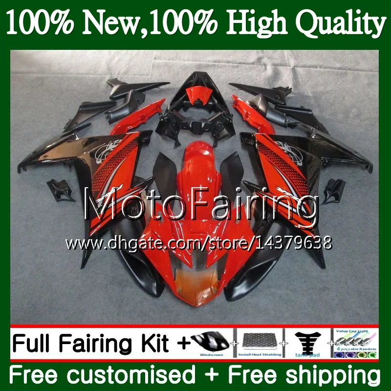 Body For YAMAHA FZ6N FZ6 R FZ6R 09 10 11 Orange Black 12 13 14 15 ...