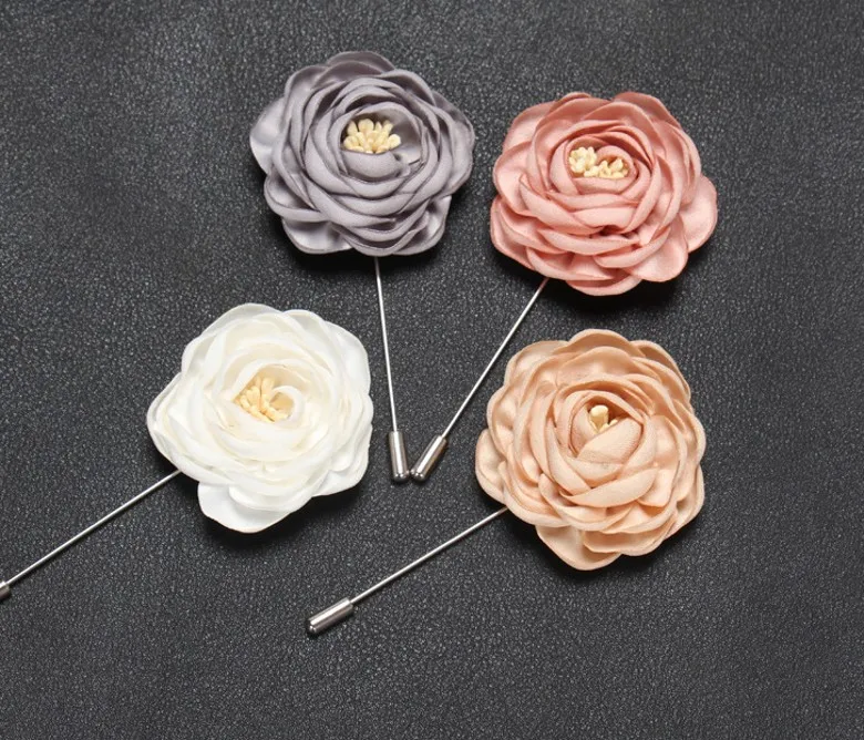 Rose Tuxedo Lapel Pin For Men & Women Elegant Brooch Pin Jewelry ...