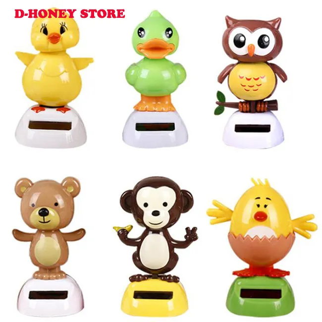 Solar Powered Dancing Toy - Novelty Flip Flap Swinging Toy, Head ...