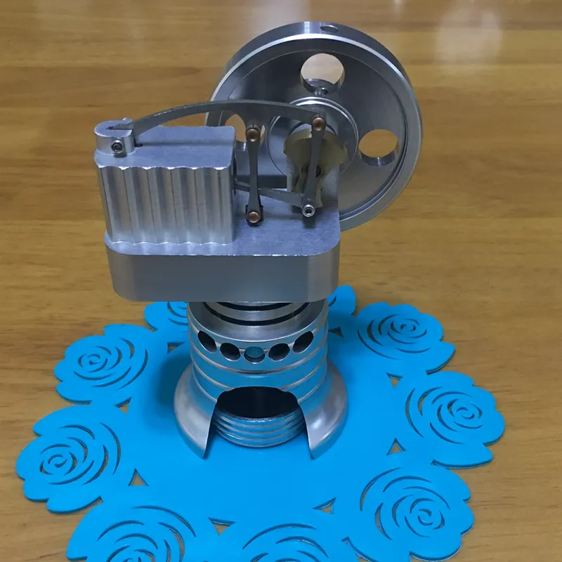DHgate.com:Vertical Metal Hot Air Stirling Engine Model with Alcohol ...