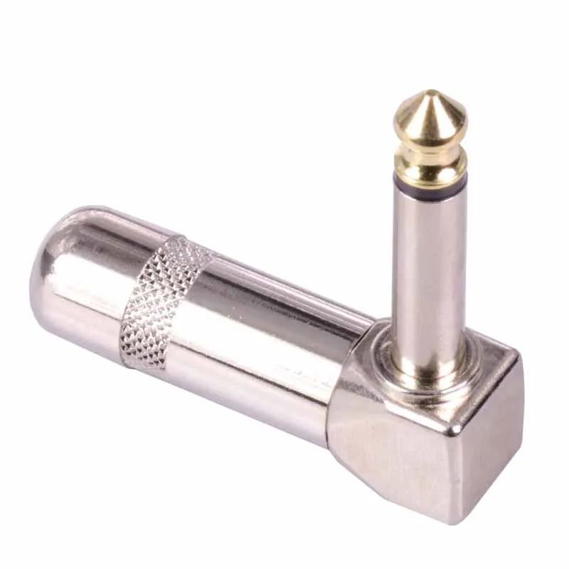 6.35mm Right Angle Audio Connector Kit - Mono Male Plug, Guitar ...