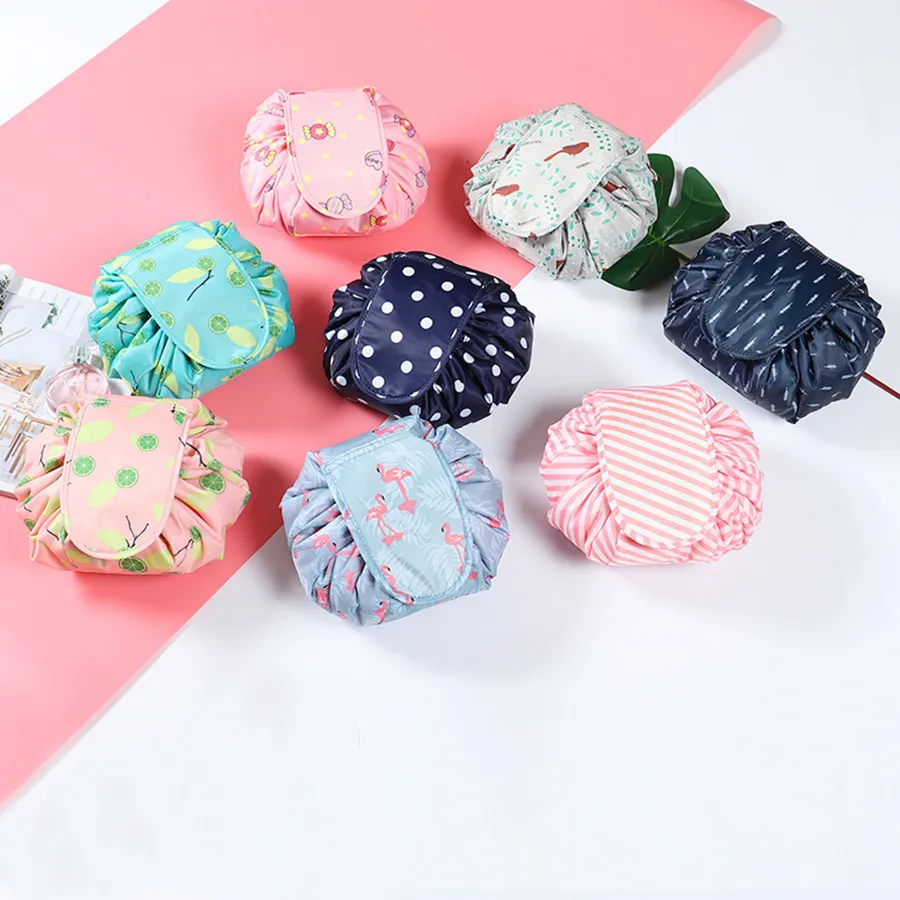 DHgate.com:Printed Drawstring Cosmetic Travel Bag with Multi-function ...