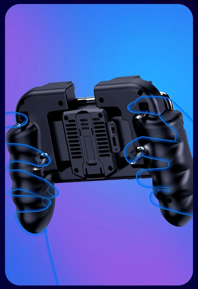 Phone Cooling Cell Phone Video Game Controller: 6 Finger Operation ...