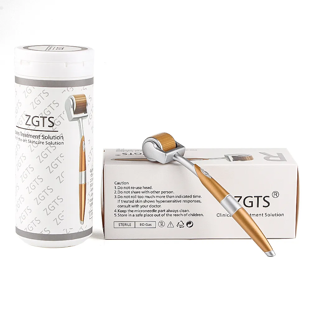 Gold Titanium Facial Roller Exfoliating, Skincare, And Anti ...