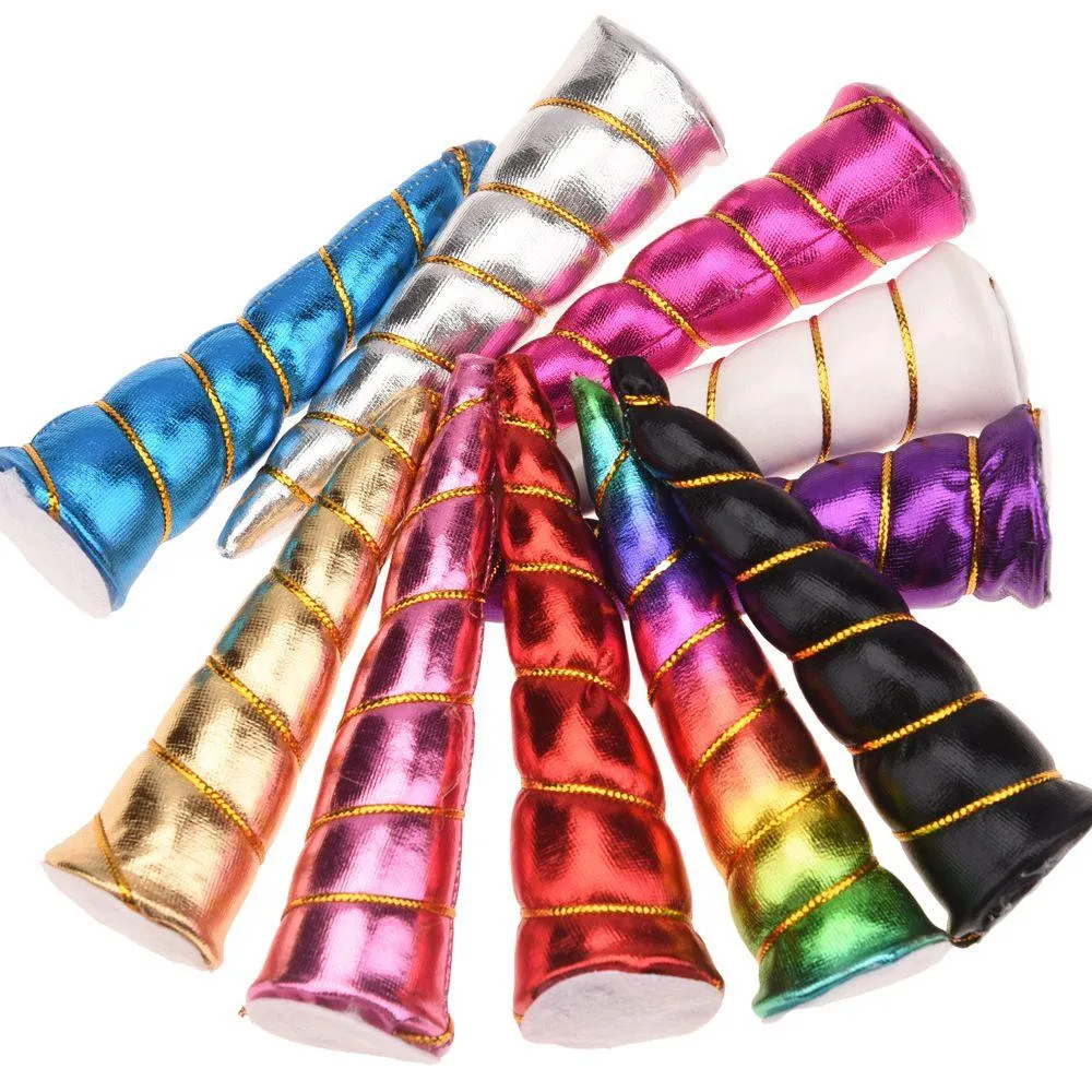 Cute 10cm Mini Unicorn Horns Diy Hair Accessories Headwear Boutique ...