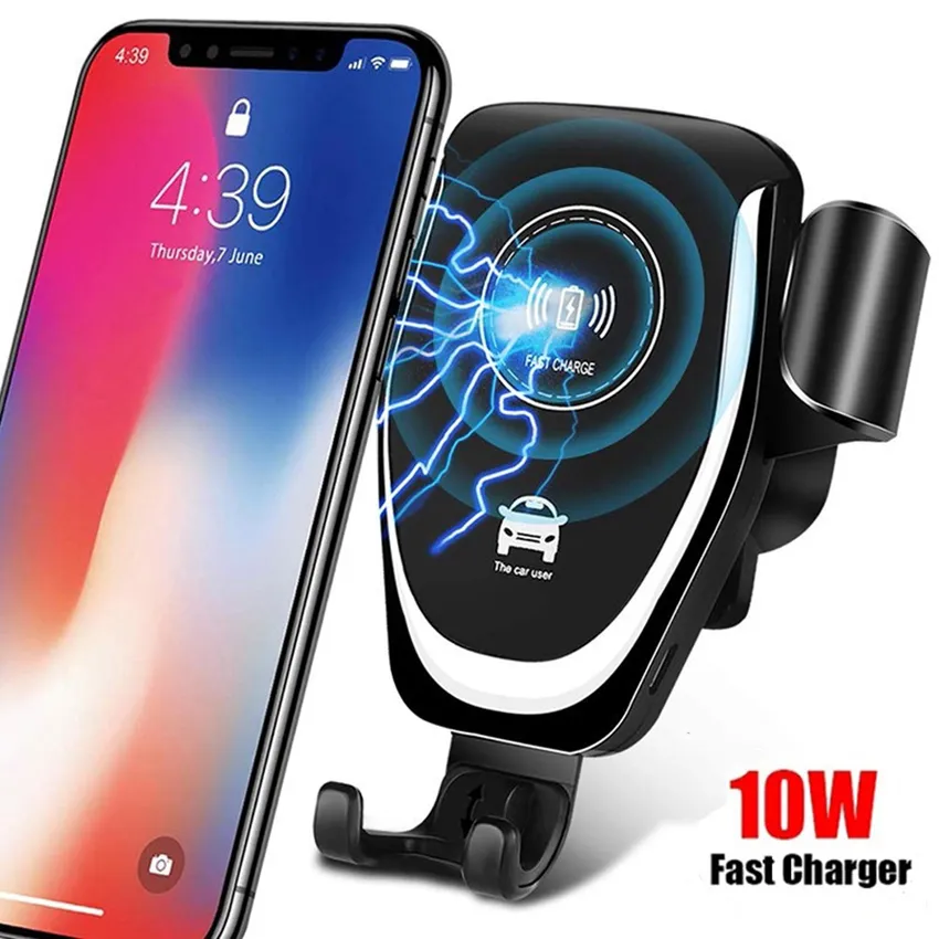 DHgate.com:Wireless Car Charger Mount, 10W Fast Wireless Charging Air ...