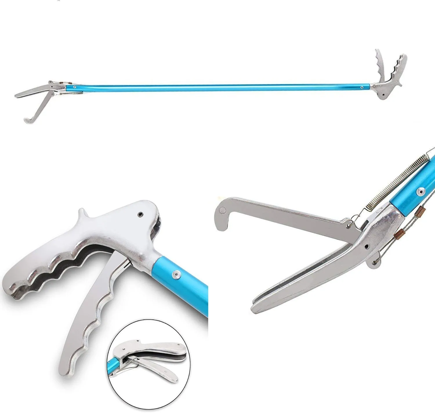 Collapsible 72in Stainless Steel Professional Standard Snake Tong ...