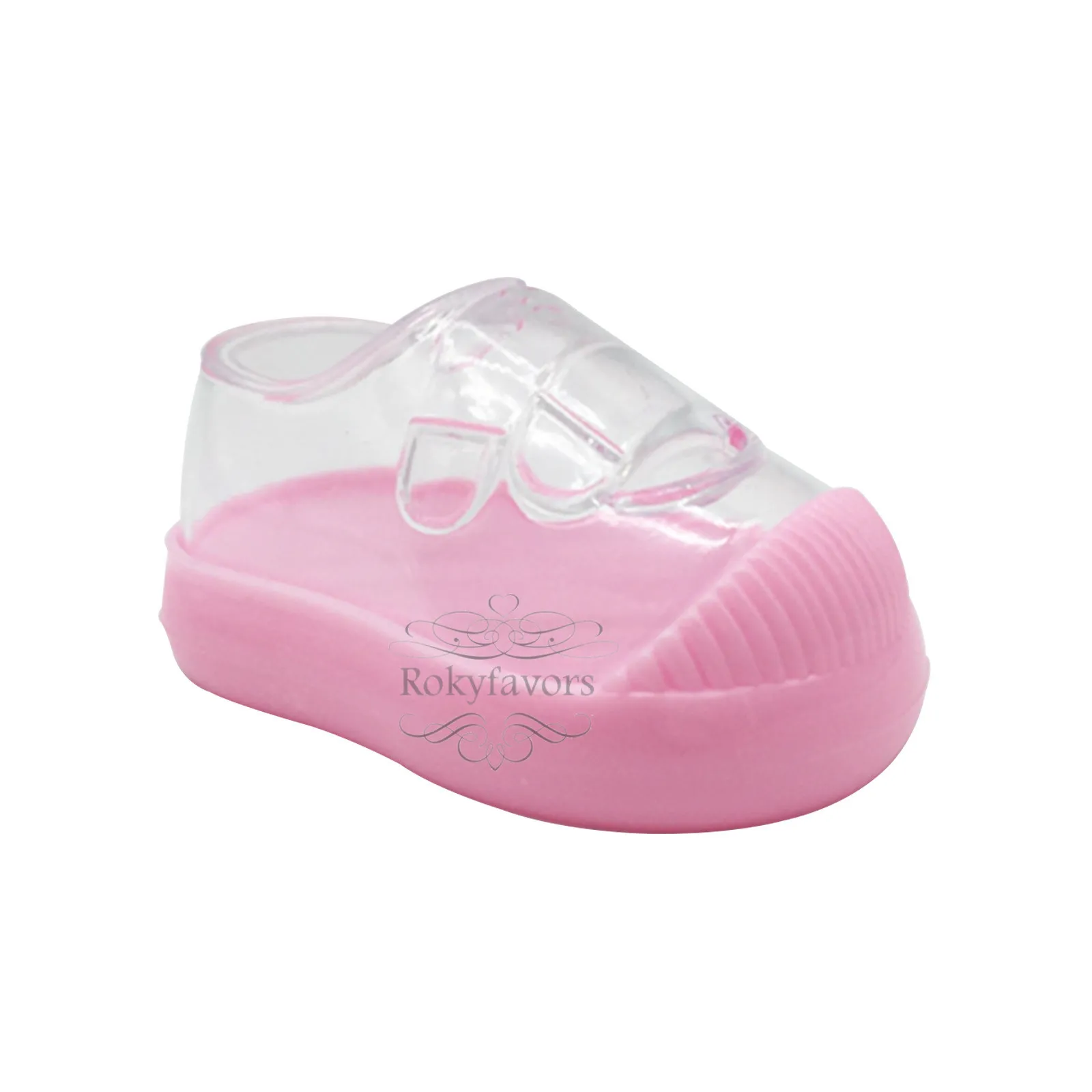 100 Acrylic Baby Booties In Candy Box Perfect For Baby Showers ...