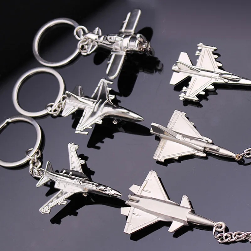 Mini Metal Airplane Airplane Keychain Unique Pendant For Bags, Cars ...
