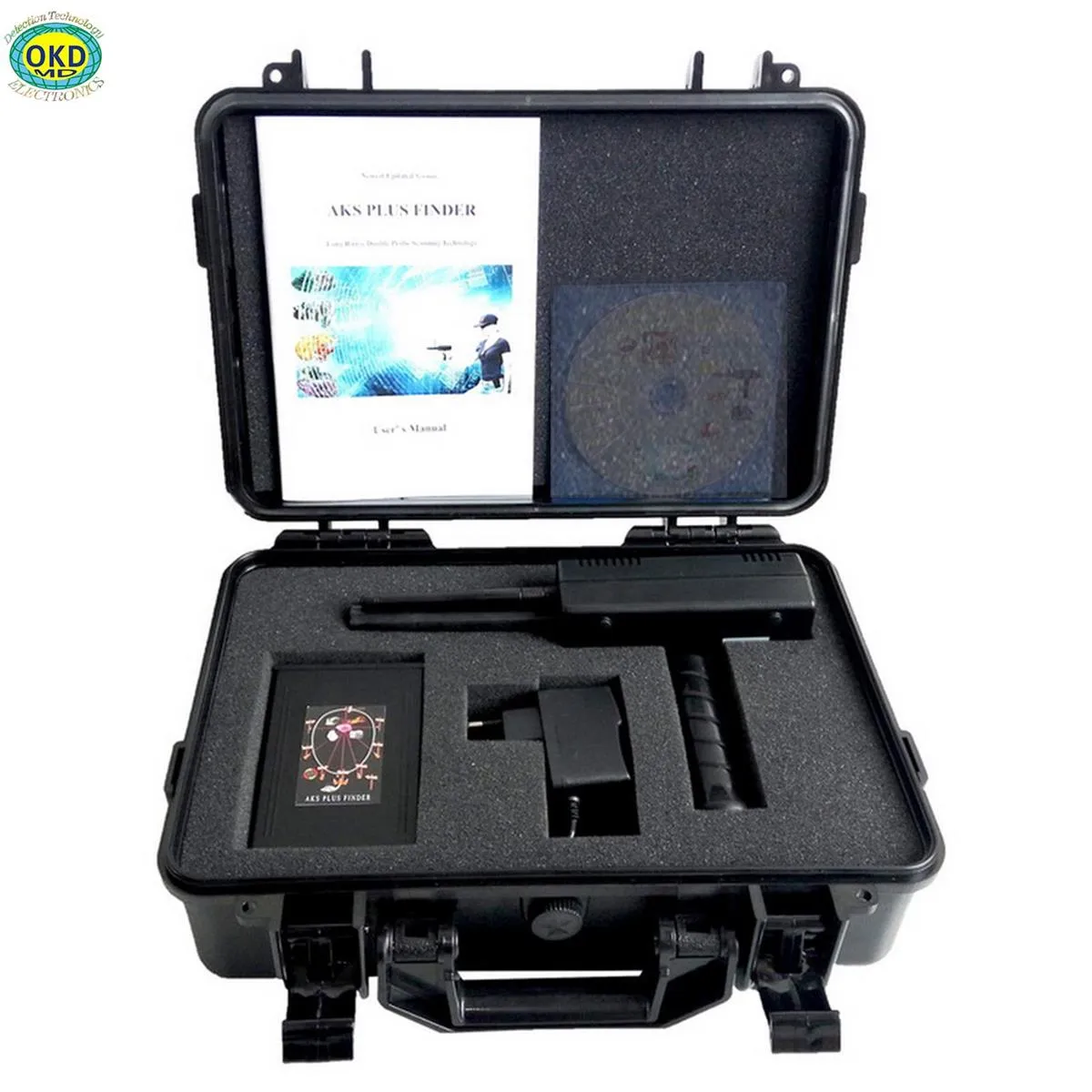 High Sensitivity AKS PLUS Metal Detector - Long Range 3D Double Probe ...
