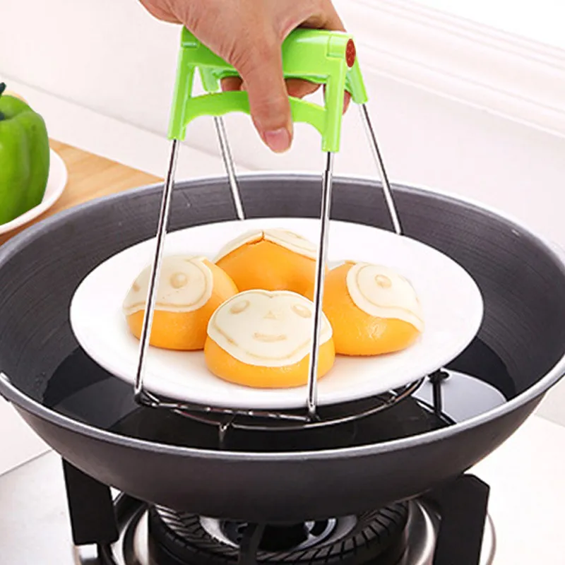 Factory Stainless Steel Tray Lifter Kitchen Clip Multi Function Bowl ...