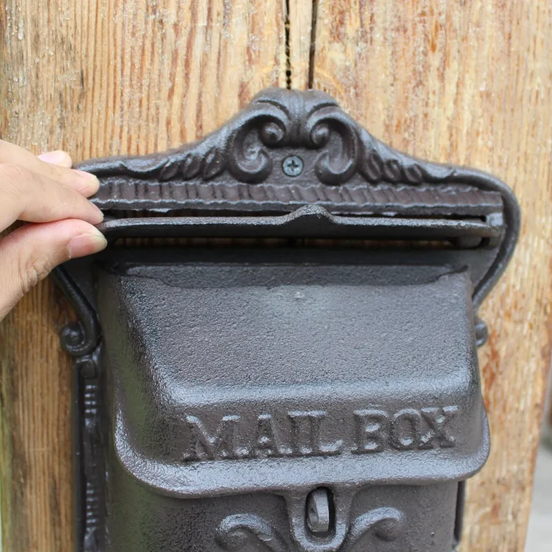 Decorative Wrought Iron Mailbox Posts | Shelly Lighting