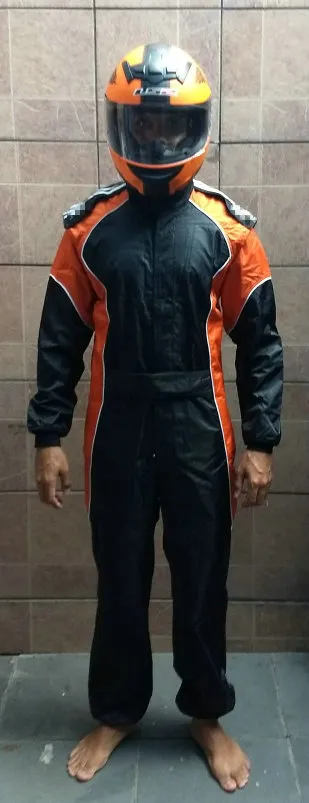 New Arrivel Car Racing Suit Coverall Jacket Pants Set Orange Green Blue ...