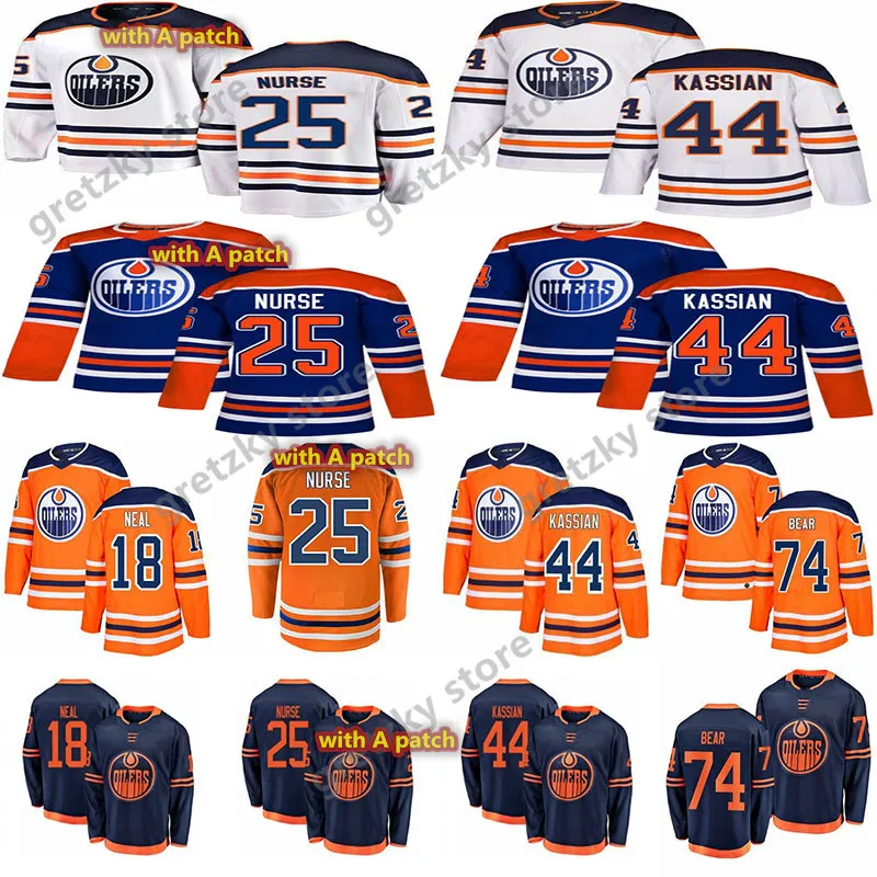 Edmonton Oilers 2019 2020 Third Jerseys 74 Ethan Bear 25 Darnell Nurse ...