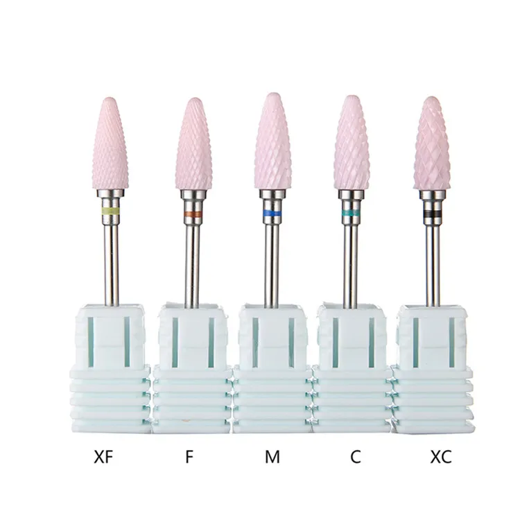 DHgate.com:Cuspidal Nail Drill Bit: Ceramic Grinding Stone Head for ...