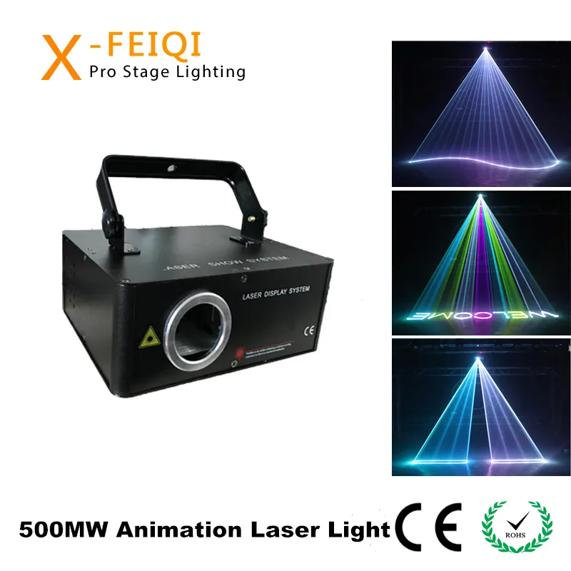500mW RGB Animation Laser Light - Mini Stage Lighting Effects for ...