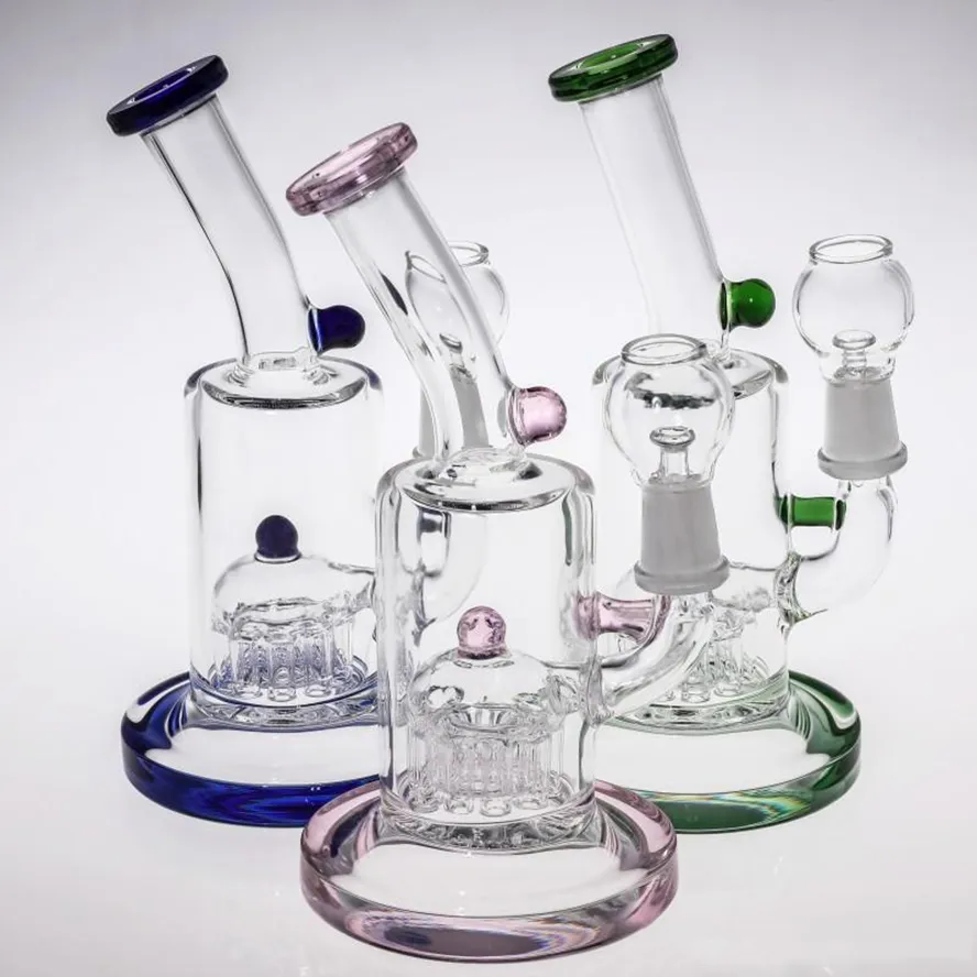 Wholesale 18cm Glass Bong With Perc Perclator Dome Nail Joint And 14 ...