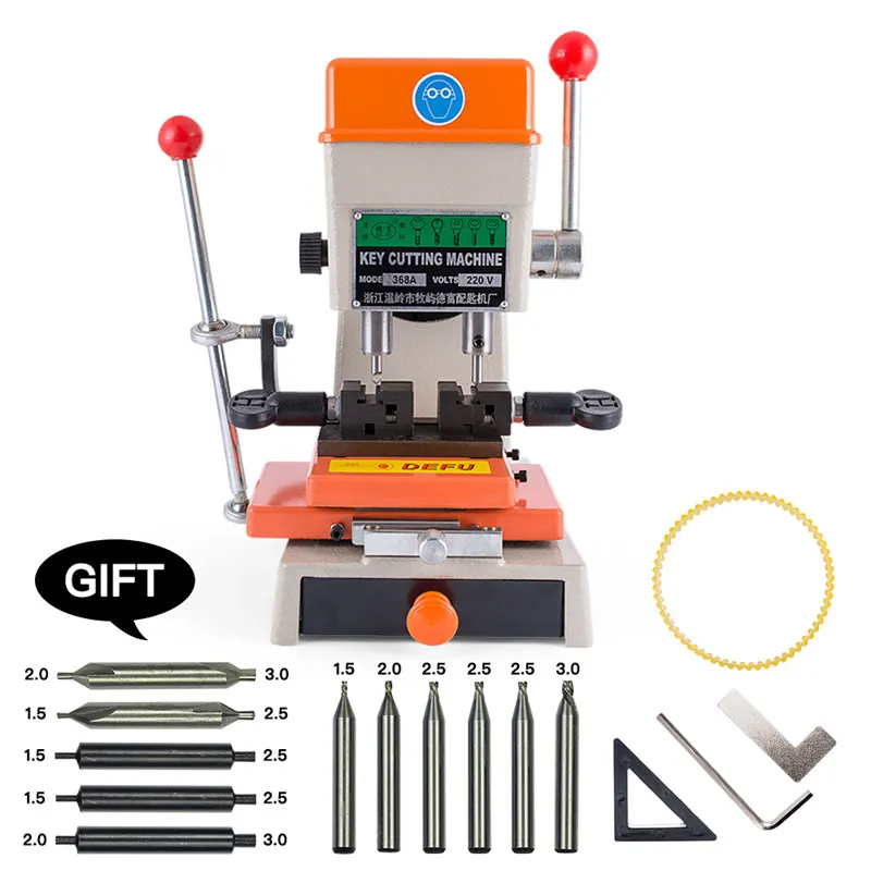 Wholesale 368A Key Duplicating Machine 180w Key Cutting Machine Drill ...