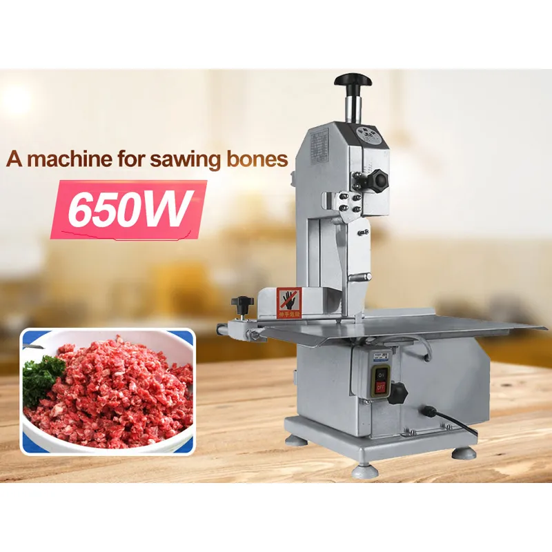 Commercial Meat Cutting Machine - Heavy Duty Bone Saw for Frozen Meat ...