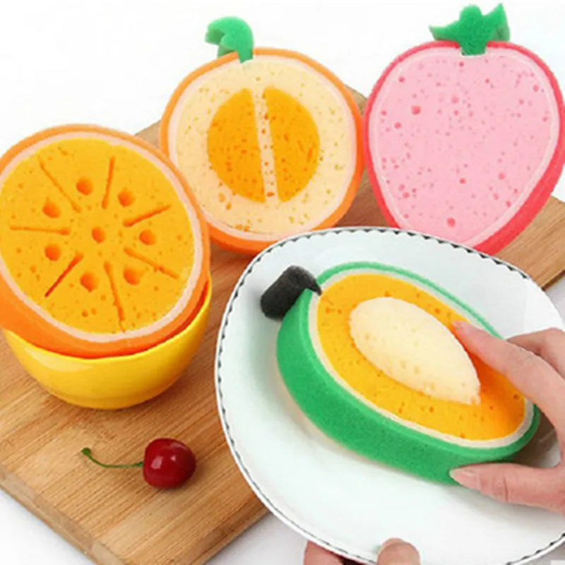 DHgate.com:4-Piece Microfiber Sponge Scouring Pad Cleaning Cloth, Cute ...