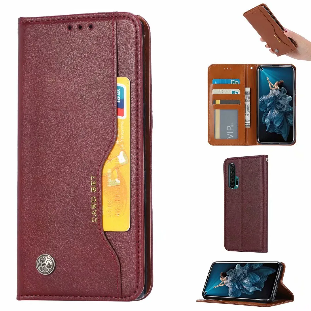 Retro Vintage PU Leather Wallet Case For Honor 20 Pro Honor20 20i P30 Pro P30 P20 Lite Mate 20 ...
