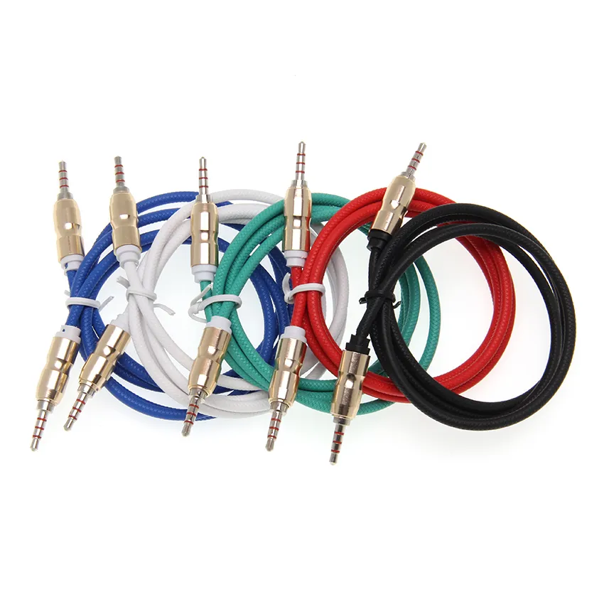 Aux Cable 3.5 Mm Jack 1M Audio Auxiliary Cable, Stereo Cord For Car ...