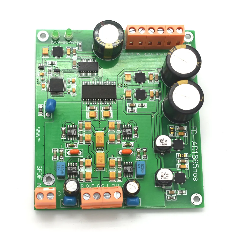 AD1865 DAC R2R integrated receiver decoder with Supports 24bit 192K and ...