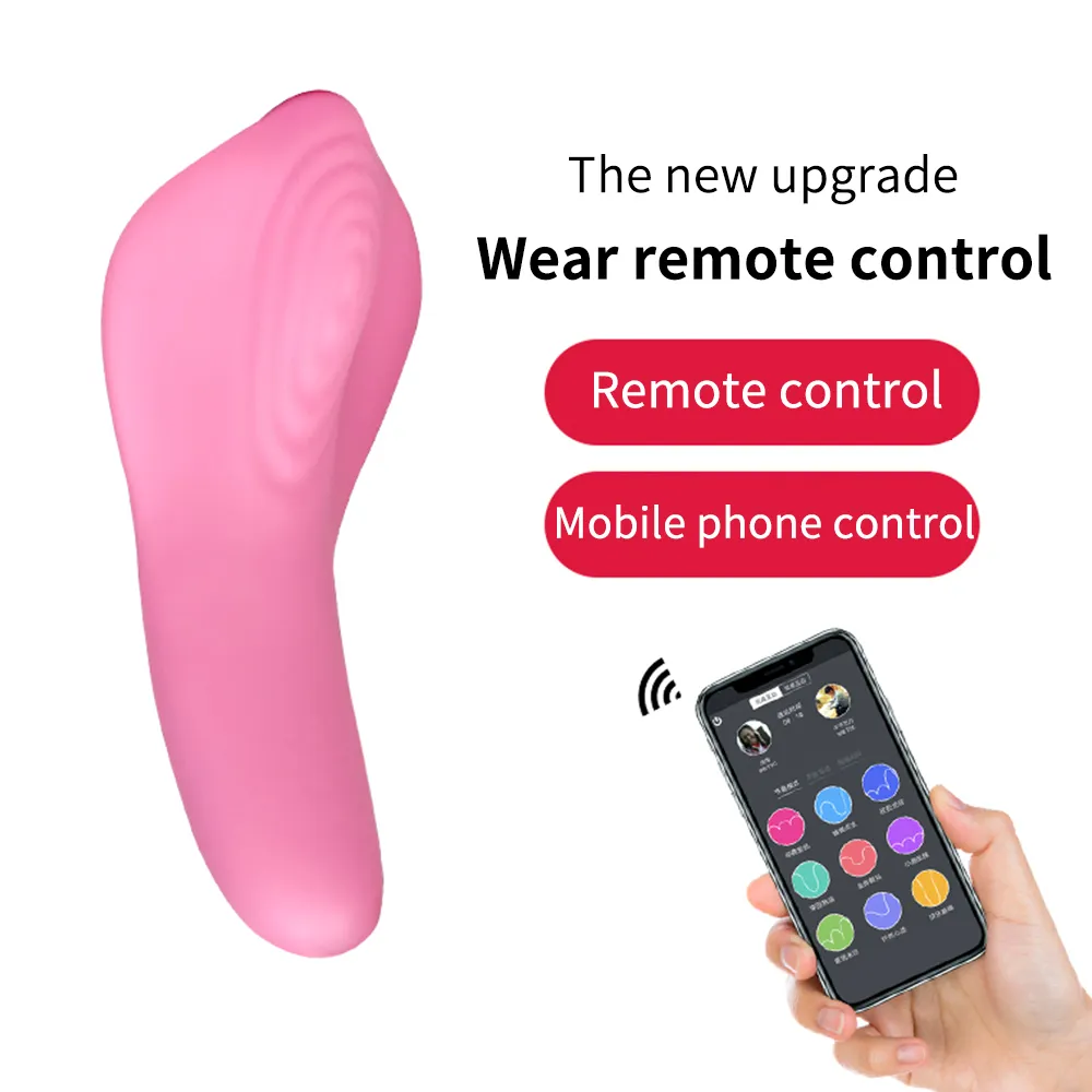 Wearable Butterfly Vibrator With Bluetooth App Remote Control Invisible