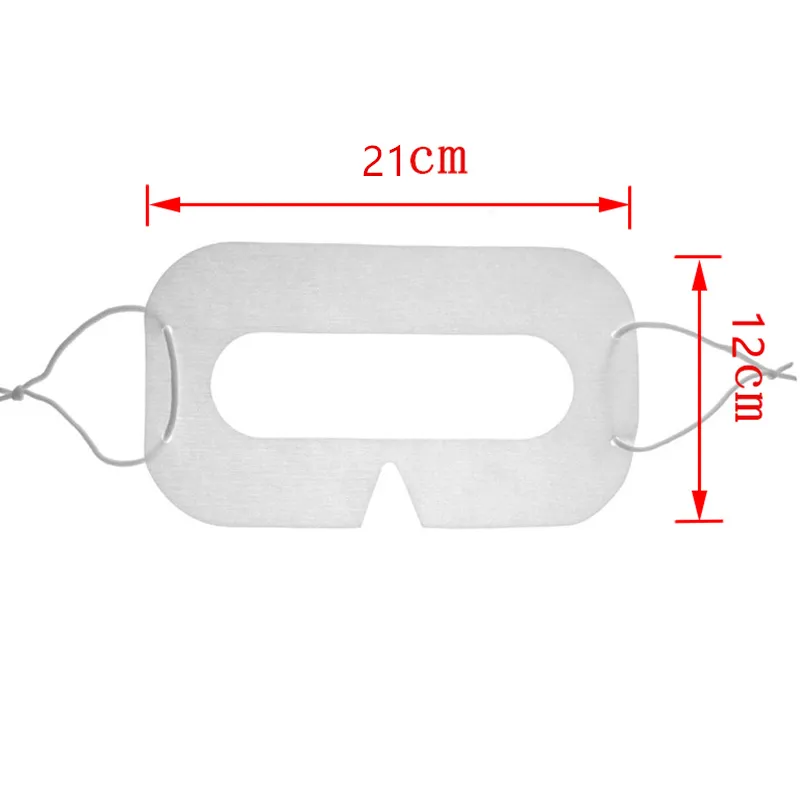 Headset Cover, VR Hygiene Eye Mask Pads, White Spunlace Non Woven ...