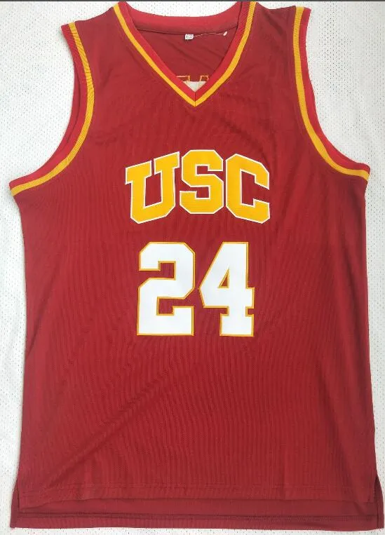 New USC Trojans Basketball Jersey #24 Brian Scalabrine Demar #10 ...