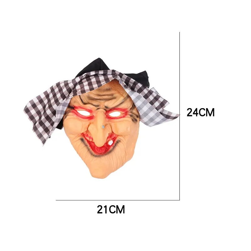 Black Witch Mask For Halloween Cosplay: Scary Diabloss Scare Masks With ...