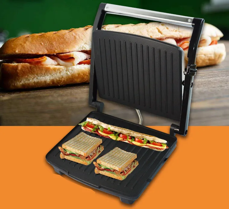 Smokeless Electric Doner Kebab Machine Mini Household Panini Maker With ...