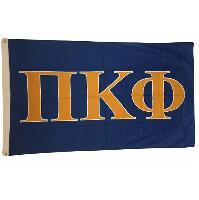 Custom Style Fraternity Flag Banner 3x5 Blue Background, High Quality ...