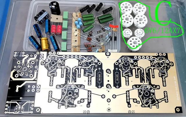 6V6 / EL84 10W Tube Audio Amplifier PCB Board DIY Kits For Tube ...