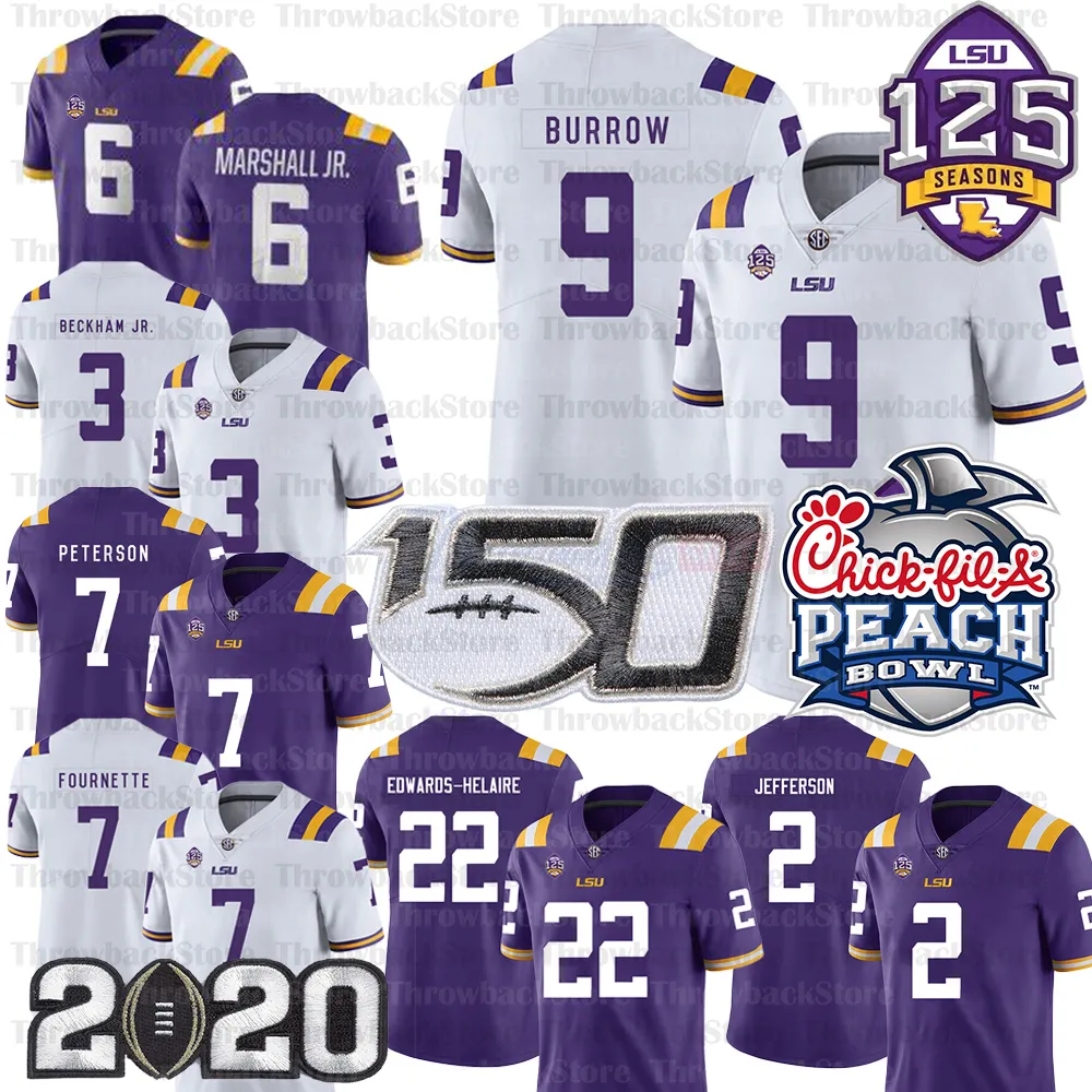 NCAA JaMarr Chase Joe Burrow Justin Jefferson Clyde Edwards Helaire ...