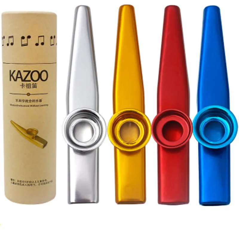 Metal Kazoo Lightweight Portable Woodwind Instrument for Beginner Music ...