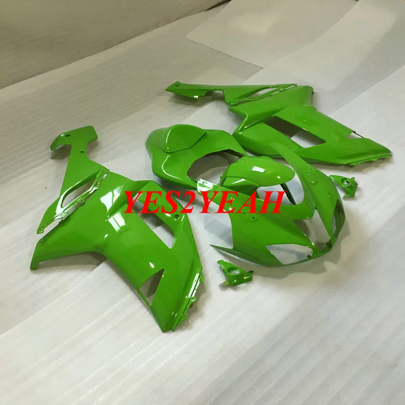 Custom Motorcycle Fairing Body Kit For KAWASAKI Ninja ZX6R 636 07 08 ZX ...