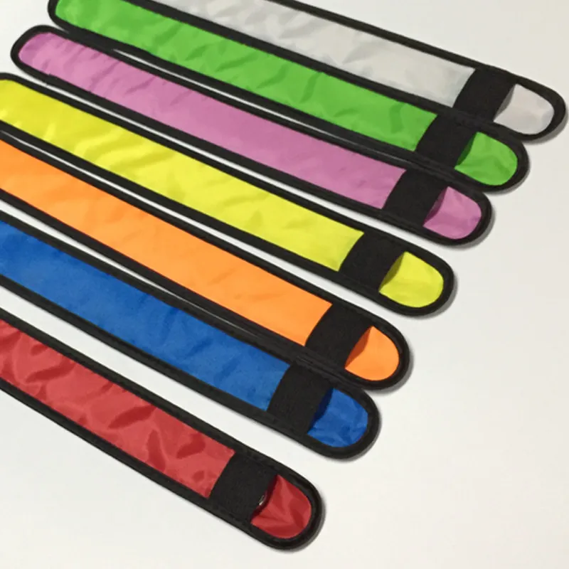 LED Slap Bracelet - High Visibility Reflective Wristband for Night ...