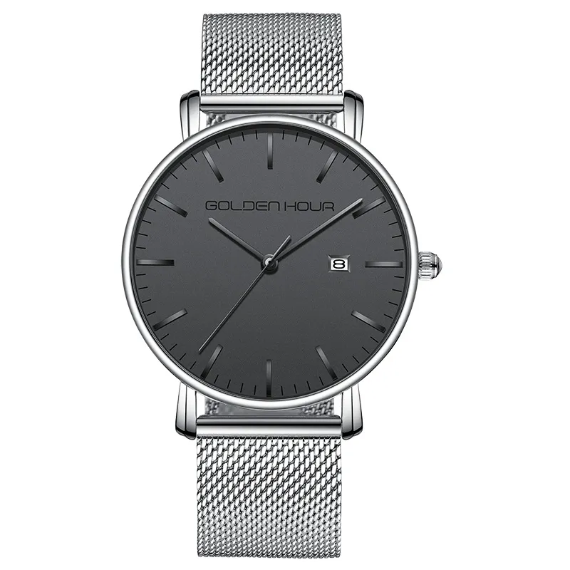 Luxury Goldenhour Rational Design Minimalist Watches For Men Waterproof ...