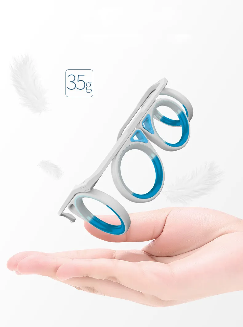 Anti-Motion Sickness Glasses: Portable Folding Black Technology for ...