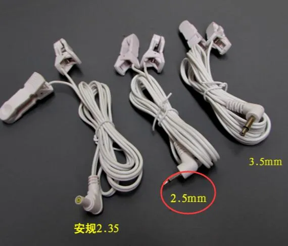 Electrode Clips Ear Clamp For TENS Unit Cables Replacement 2.35mm ...