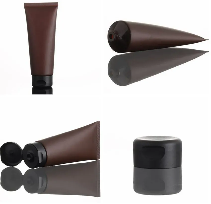 100ml Empty Matte Cosmetic Sample Tube Makeup Squeeze Packaging ...