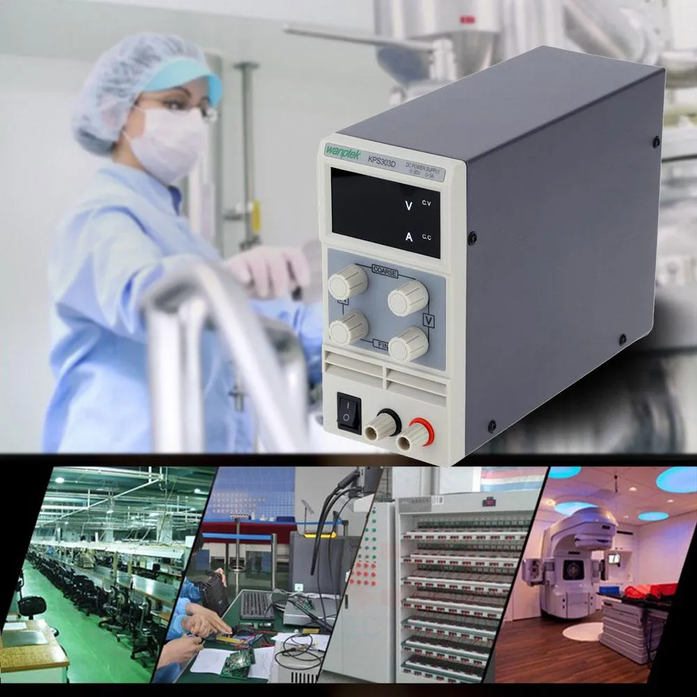 Mini DC Power Supply Switching Display Flex 3 Digits LED, 0 30V, 10A ...