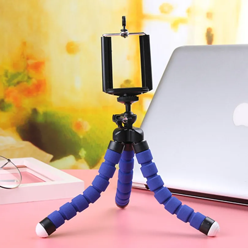 Flexible Octopus Tripod Phone Holder Stick Universal Stand Bracket For ...