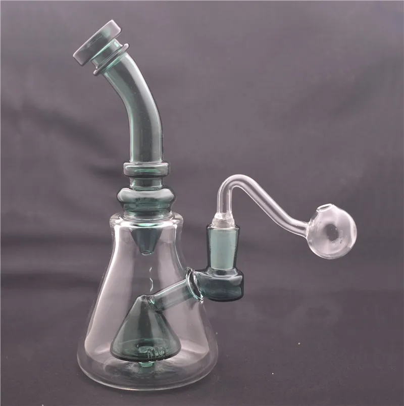 Thick Glass Beaker Bong Set: 2024 Heady Water Bong With Glass Oil ...